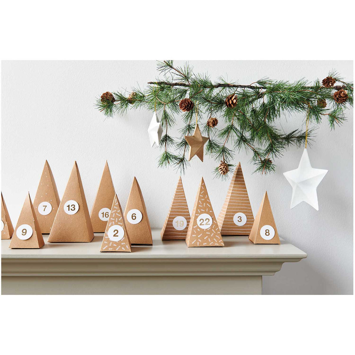 PAPER POETRY - Advent Calendar - Craft Paper Trees – sous-bois